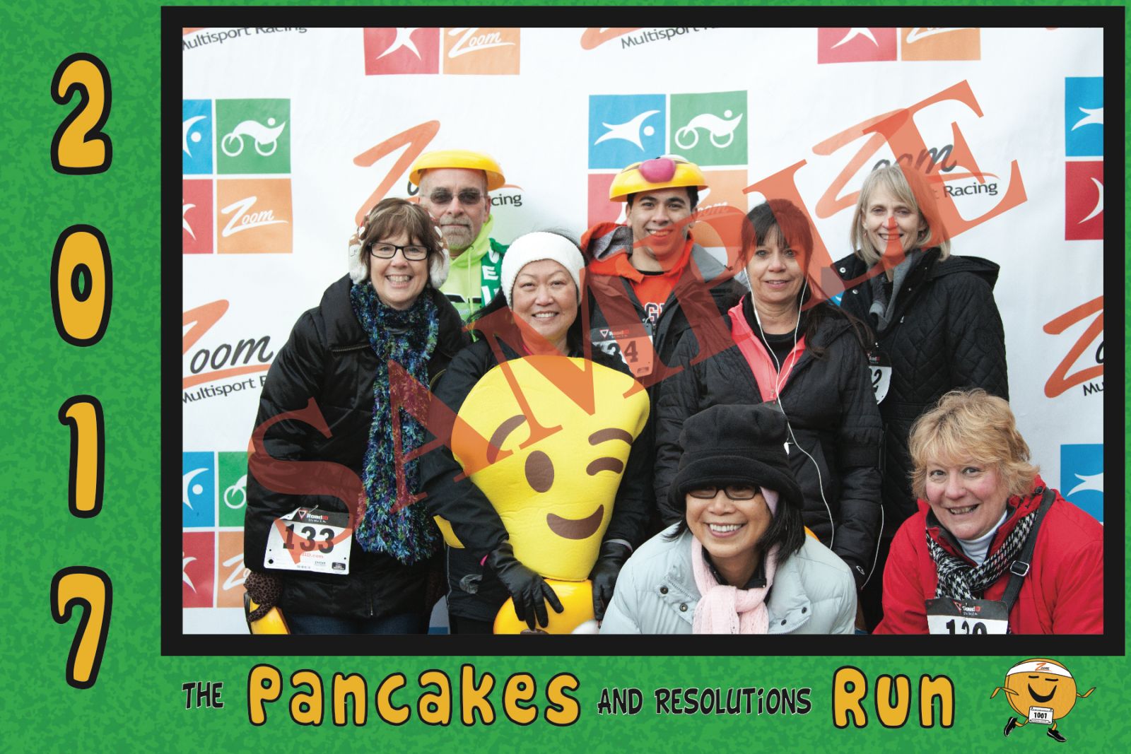 2017 Commemorative "The Pancakes Run" Photo Display | Zoom Multisport Racing